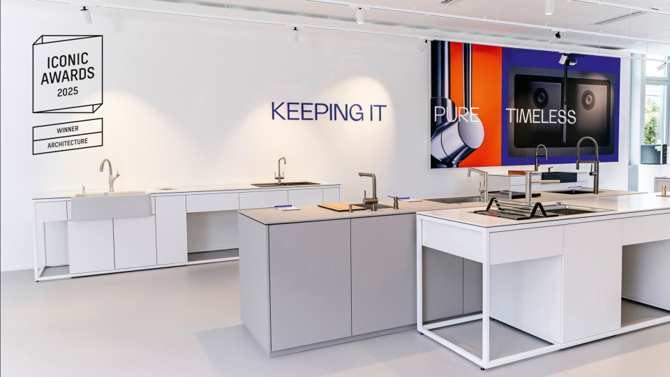 BLANCO Brand Experience Center gewinnt ICONIC Design Award 2025 | BLANCO