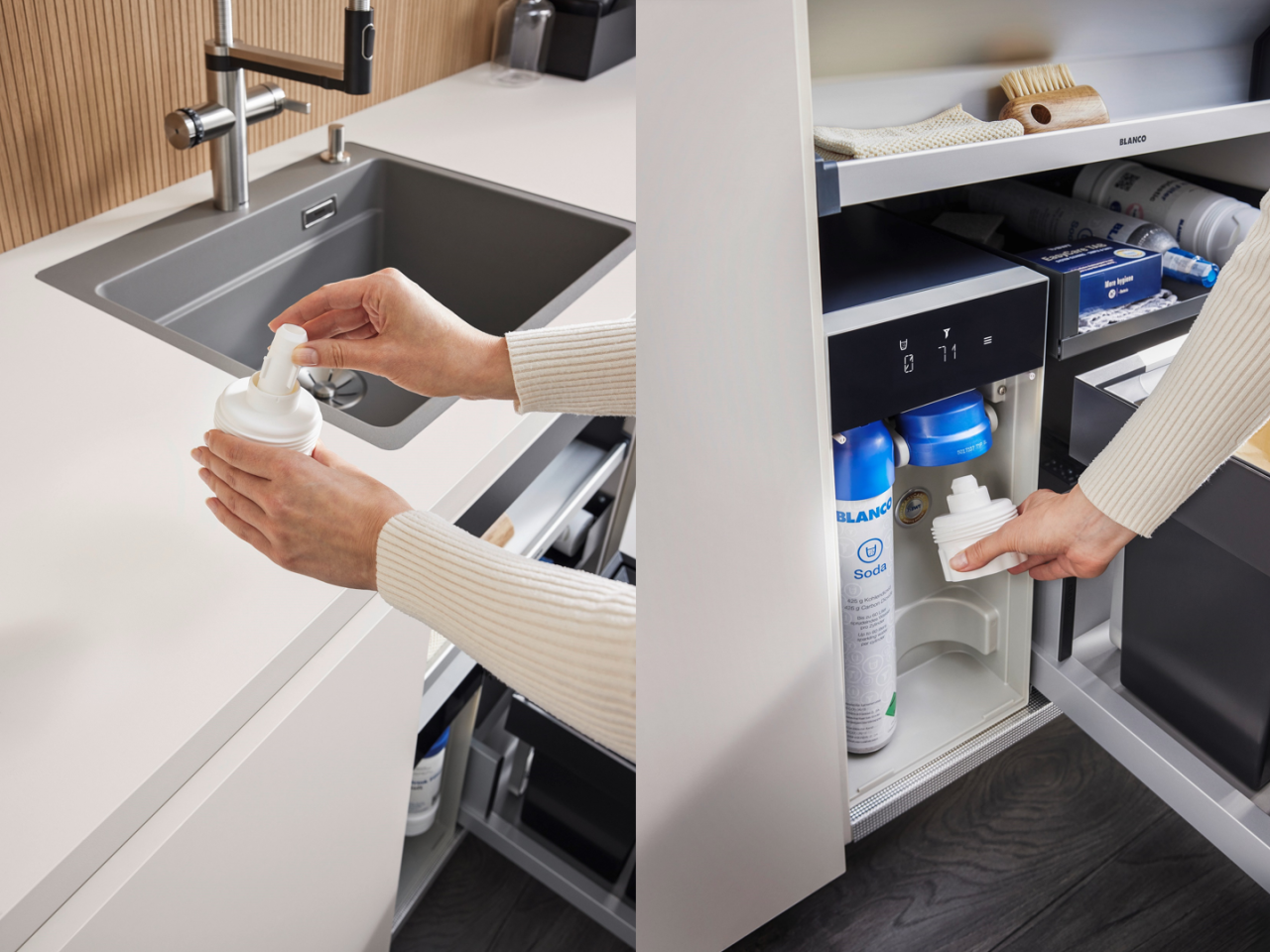 Filter change and cleaning at BLANCO drink.systems | BLANCO