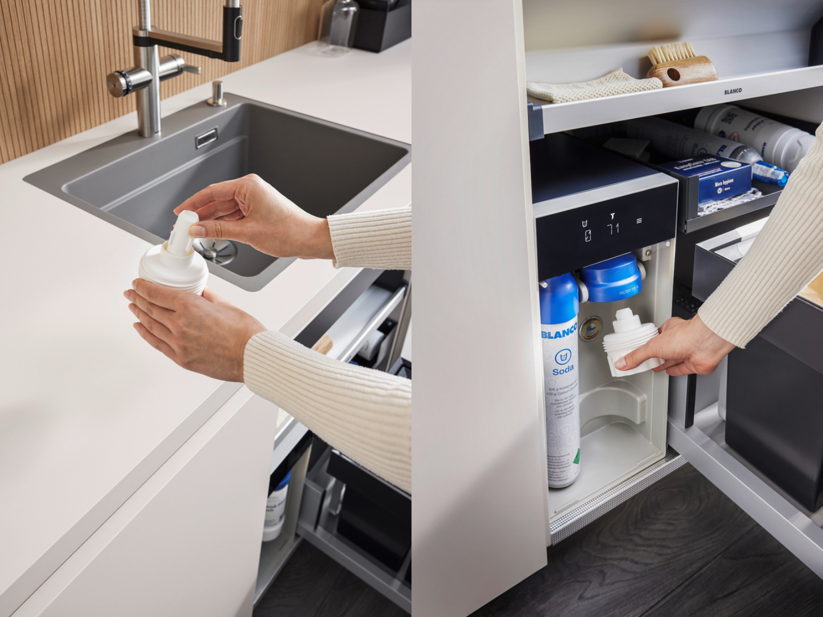 Filter change and cleaning at BLANCO drink.systems | BLANCO