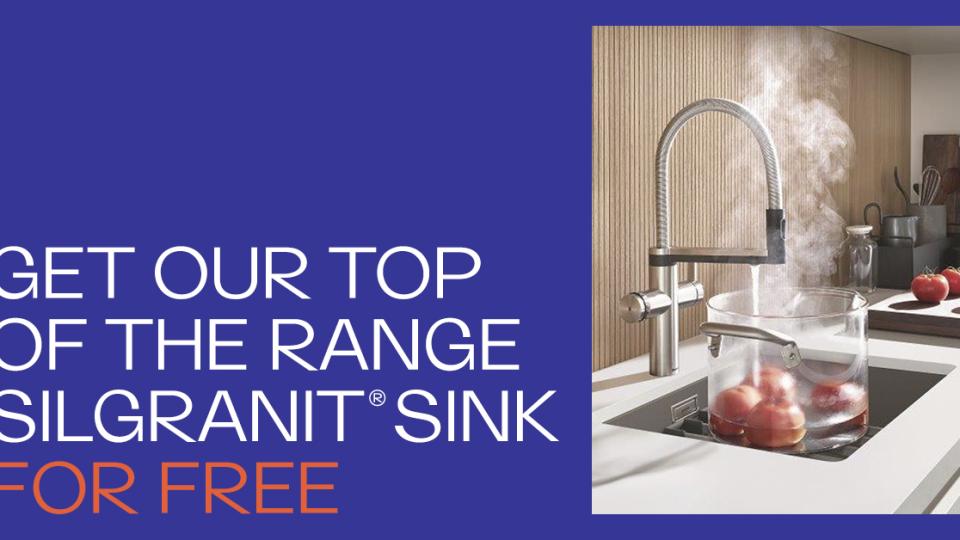 Free SILGRANIT sink in the colour of your CHOICE | BLANCO